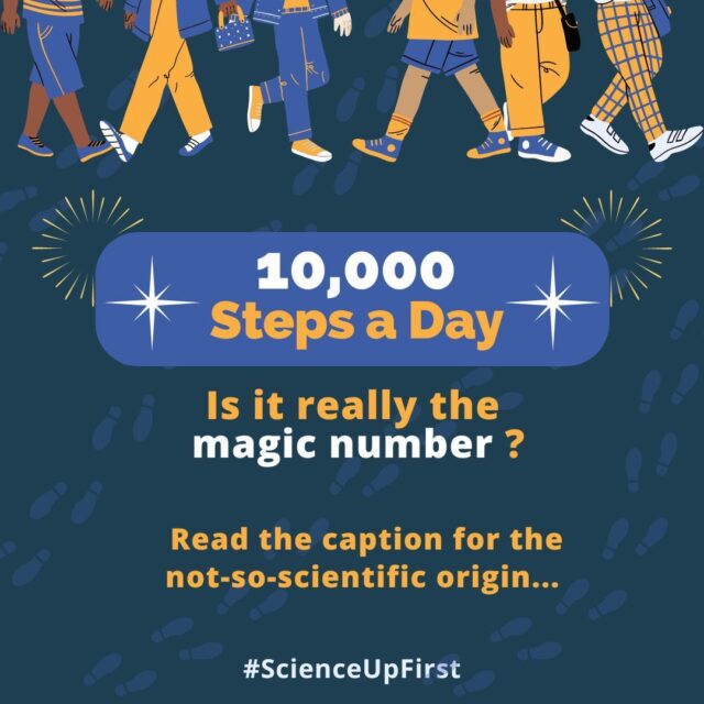 10,000 steps a day. Is it really the magic number? | ScienceUpFirst