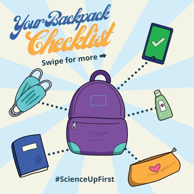 Your Backpack Checklist | ScienceUpFirst