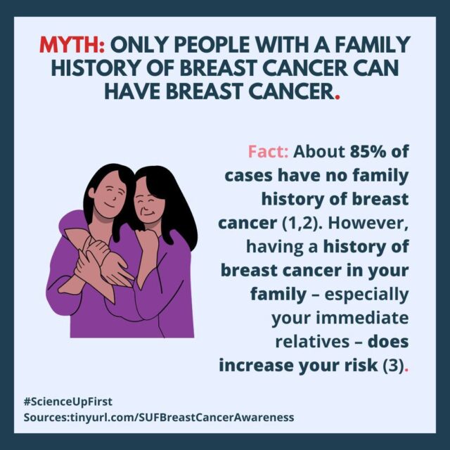 Let’s debunk myths about Breast Cancer | ScienceUpFirst