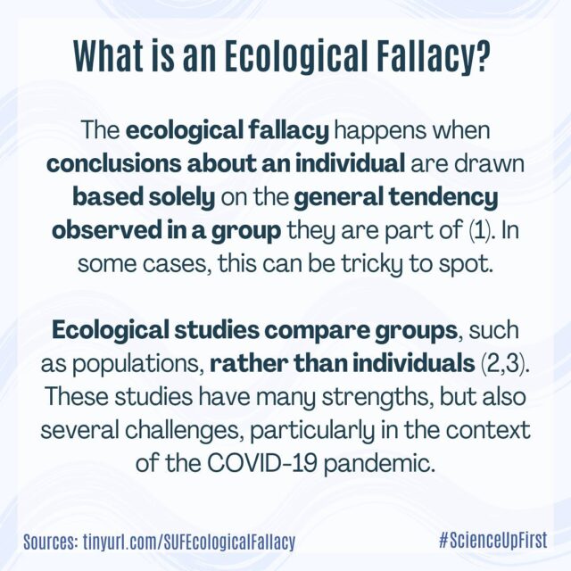 Data Misrepresentation: Ecological Fallacy | ScienceUpFirst