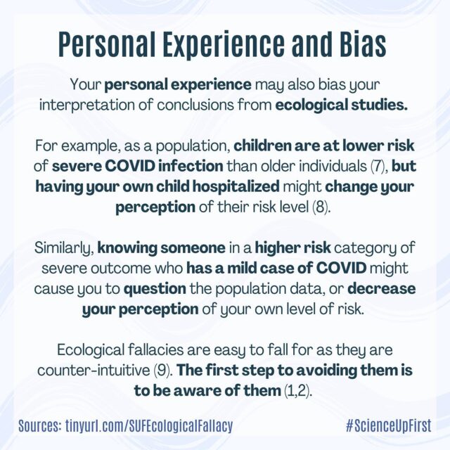 Data Misrepresentation: Ecological Fallacy | ScienceUpFirst