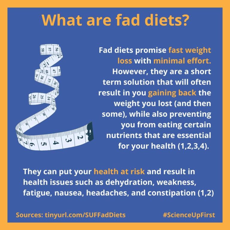 Why we turn to Fad Diets | ScienceUpFirst