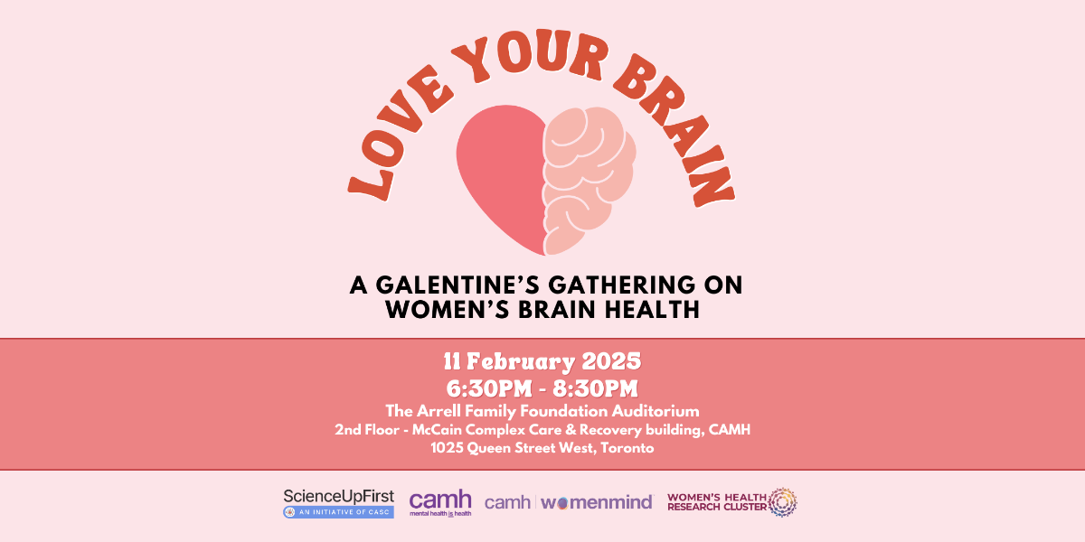 Love Your Brain: A Galentine’s Gathering on Women’s Brain Health | ScienceUpFirst