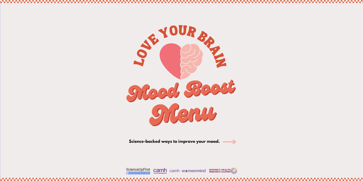Love Your Brain - Mood Boost Menu | ScienceUpFirst