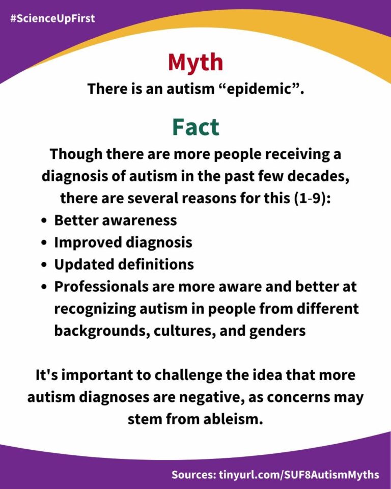 8 Myths about Autism | ScienceUpFirst