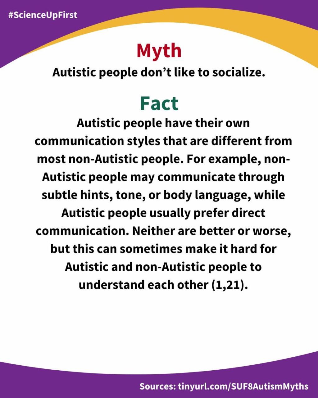 8 Myths about Autism | ScienceUpFirst