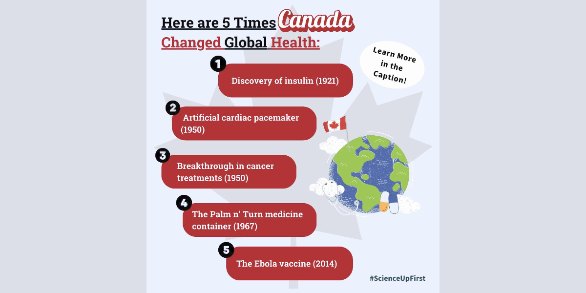 Here are 5 times Canada changed global health | ScienceUpFirst