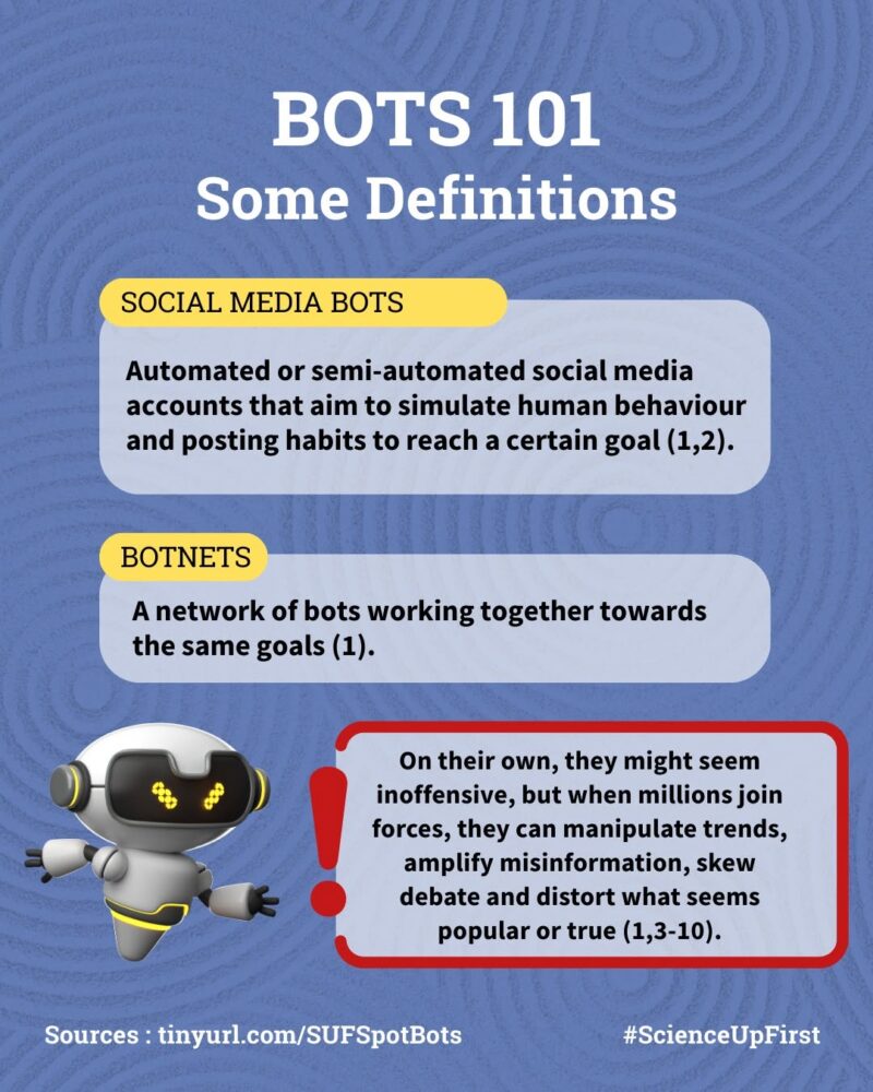 The Little Guide to Spotting Bots | ScienceUpFirst