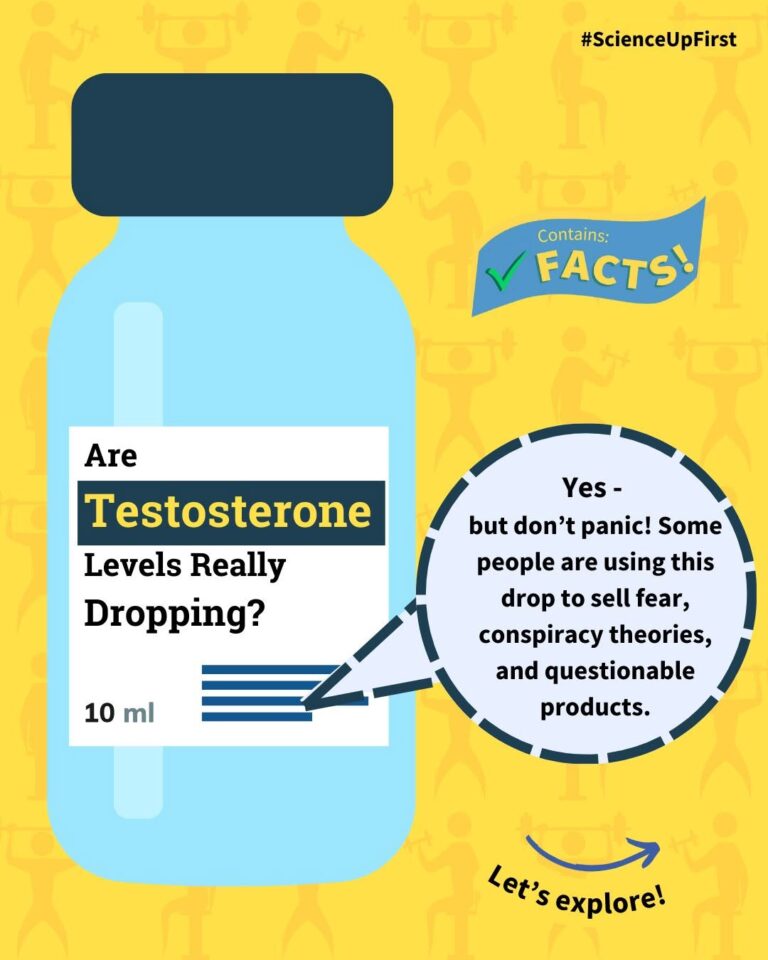 Are Testosterone levels really dropping? | ScienceUpFirst