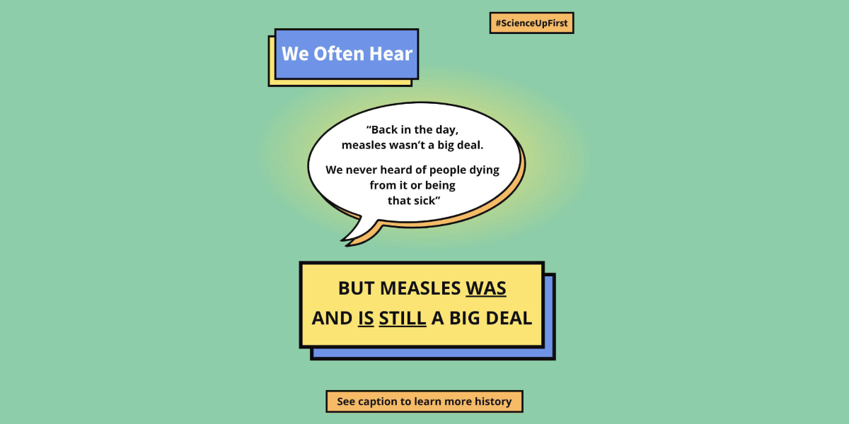 Measles WAS and IS STILL a big deal | ScienceUpFirst