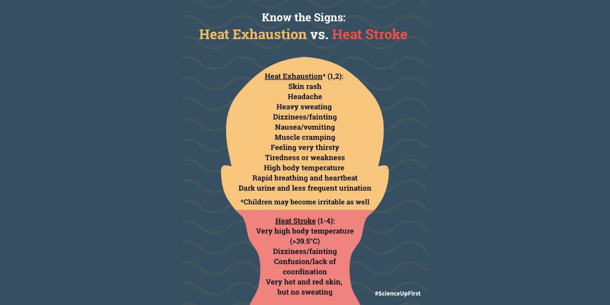 Know the Signs: Heat Exhaustion vs Heat Stroke | ScienceUpFirst