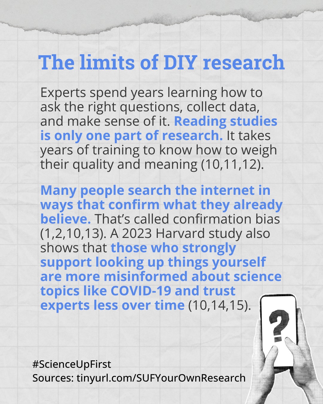 Should you do your own research? | ScienceUpFirst