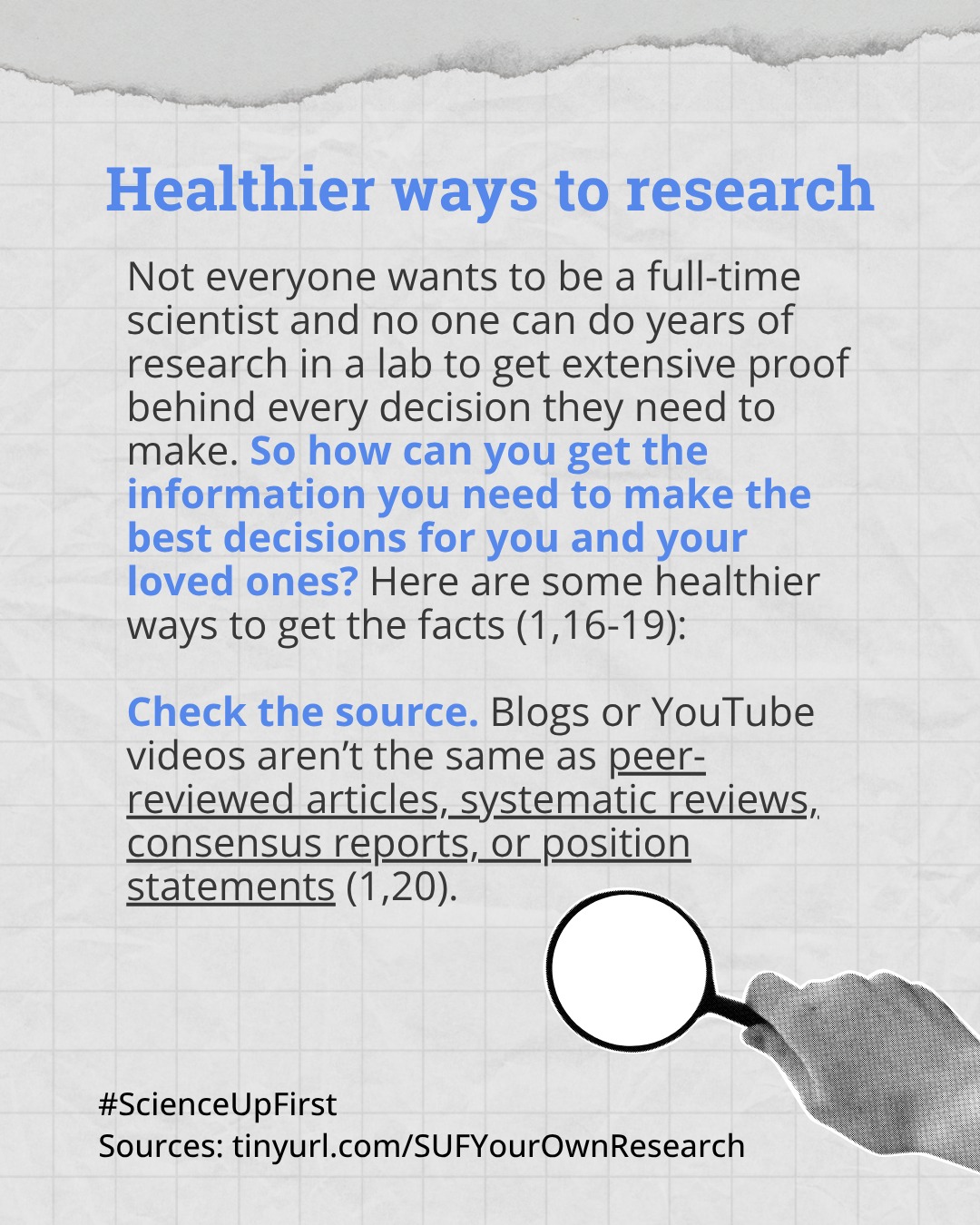Should you do your own research? | ScienceUpFirst