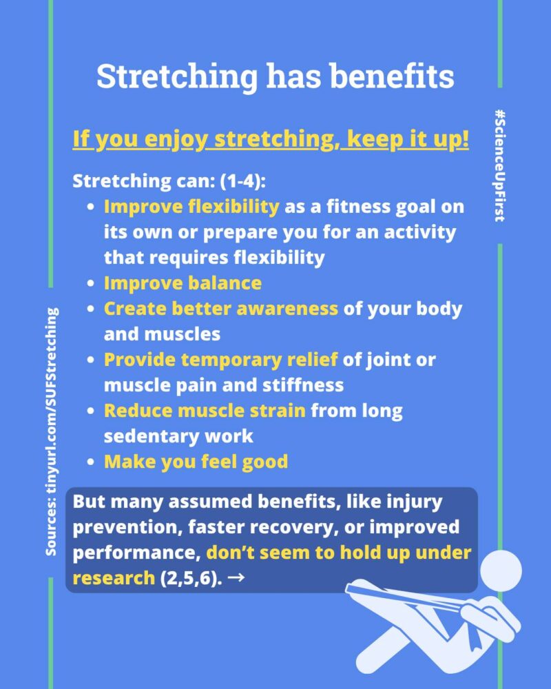 Should you stretch when you workout? | ScienceUpFirst